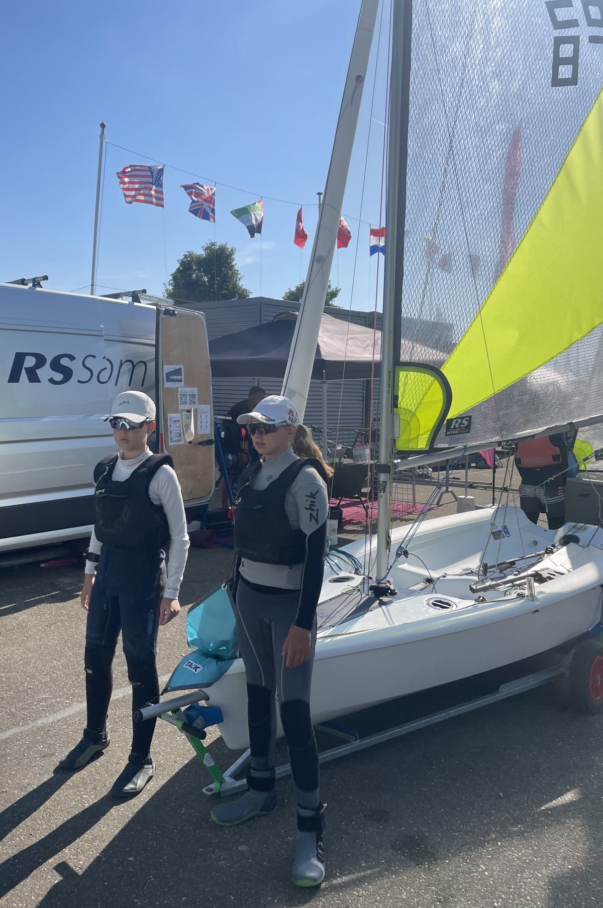 RS Feva WM 2024: Platz 4 in der U13 Wertung für Katharina Böckl / Felix ...